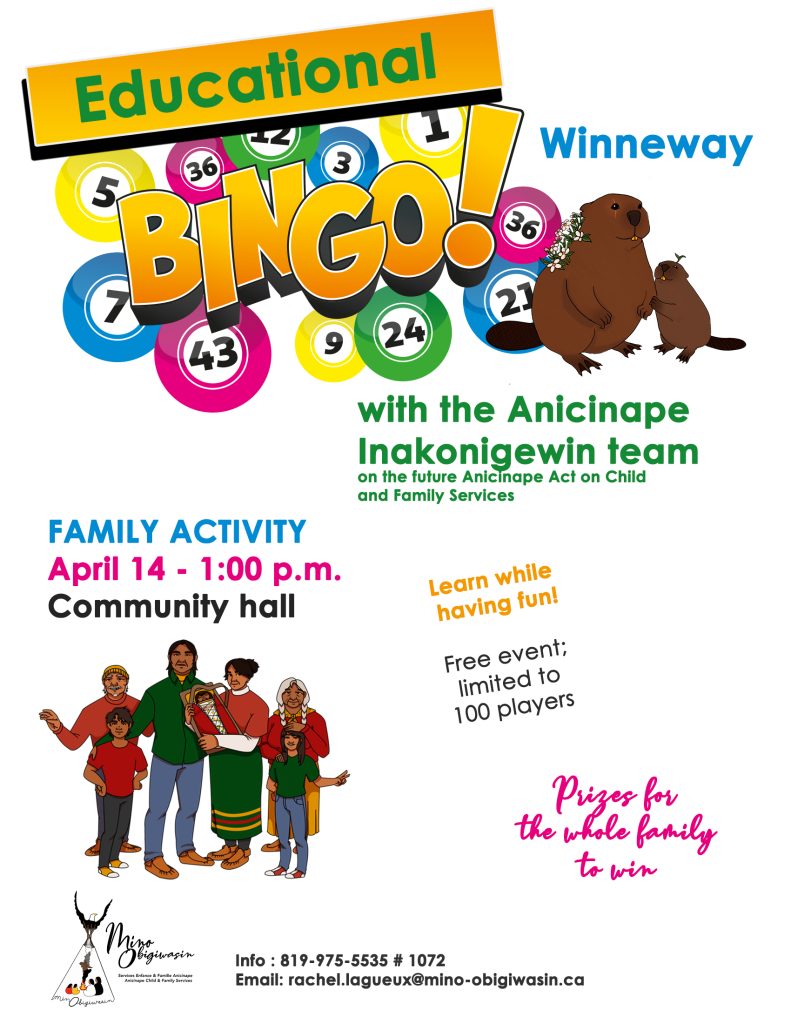Bingo éducatif – Activité familiale (14 avril 2026) | News | Long Point ...